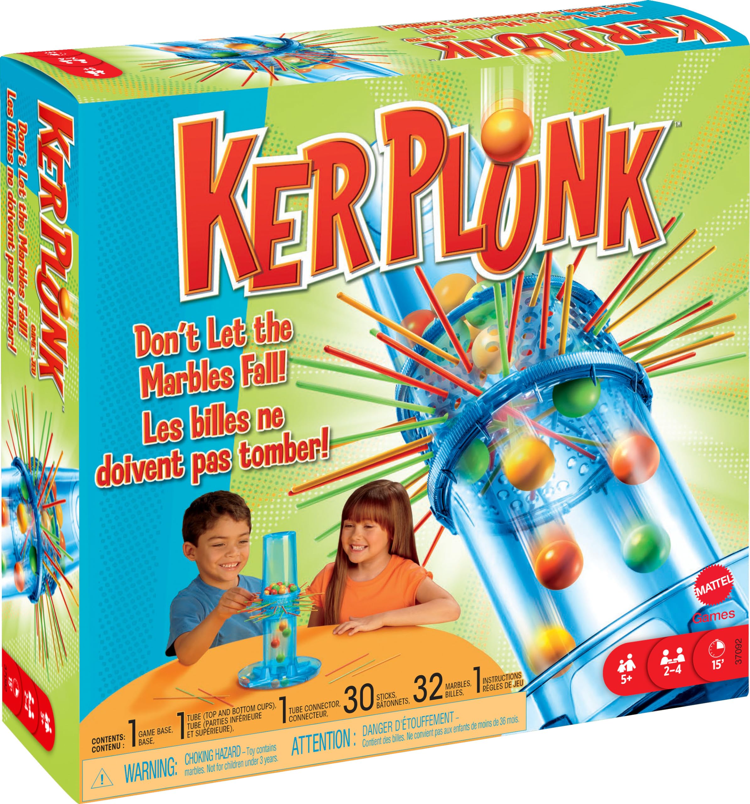 Mua Mattel Games KerPlunk Kids Game, Family Game for Kids & Adults with ...
