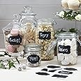 Amazon.com: Ginger Ray Chalk Board Reusable Sticker Labels Wedding ...
