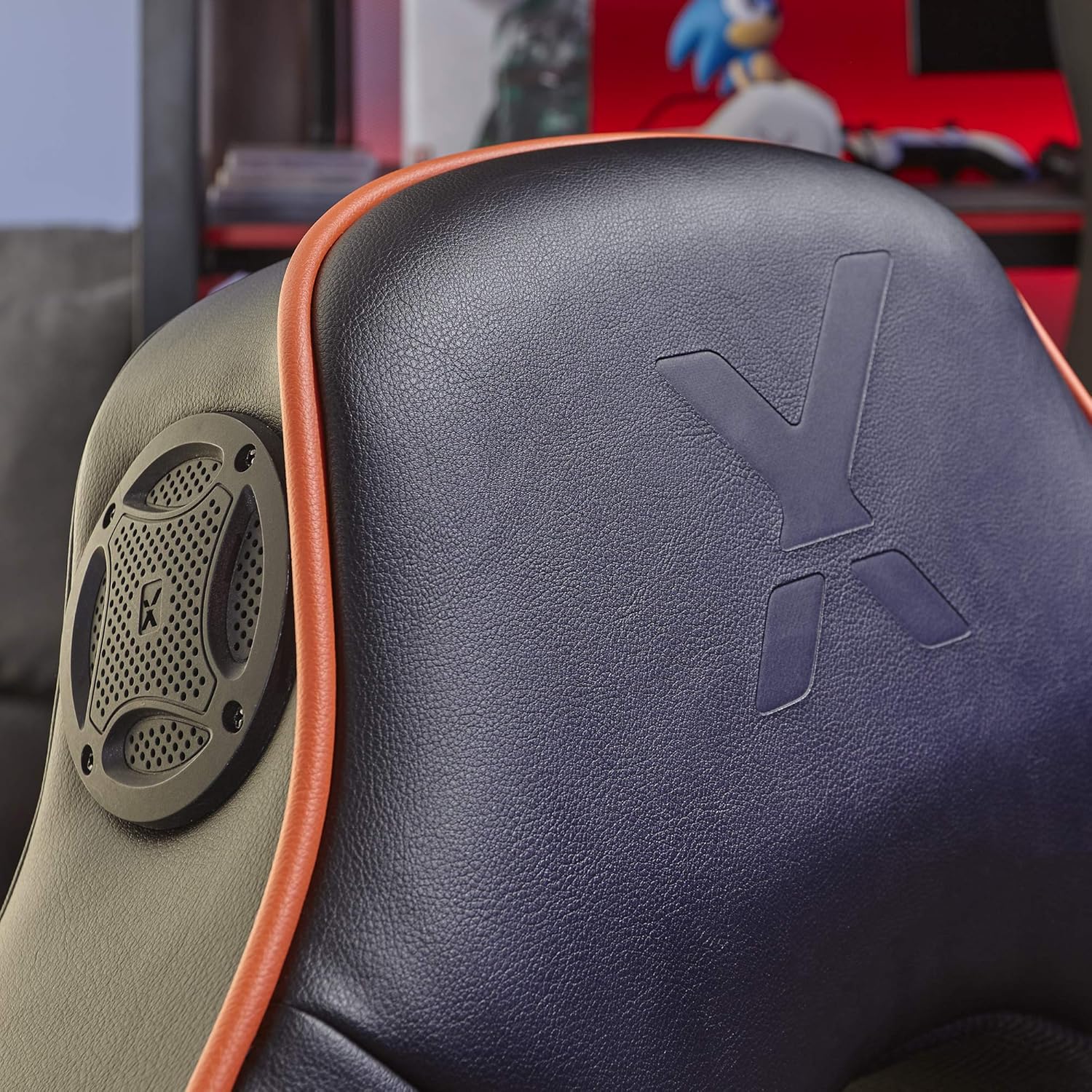X-Rocker G-Force Sport Rocker Gaming Chair, 2.1 Audio with Subwoofer ...
