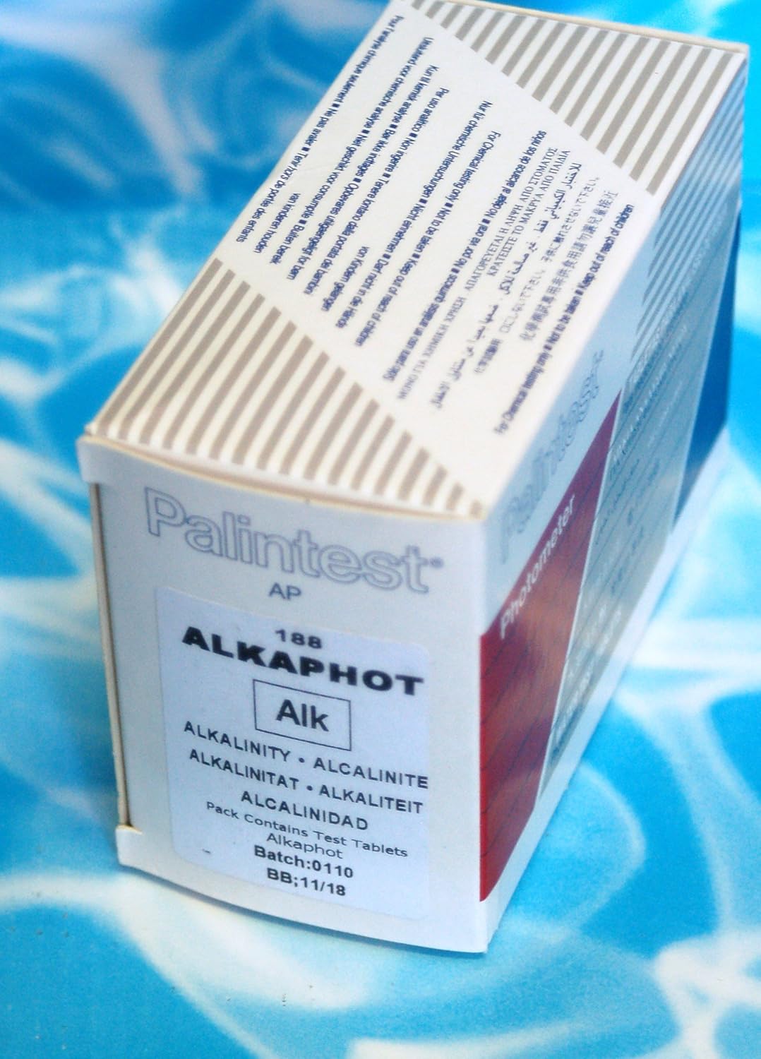 Palintest Photometer Reagent -alkalinity Total (alkaphot) Water Testing ...
