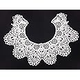 Amazon.com: 1pc Embroidery Round Ripple Neck African Lace Fabric Collar ...
