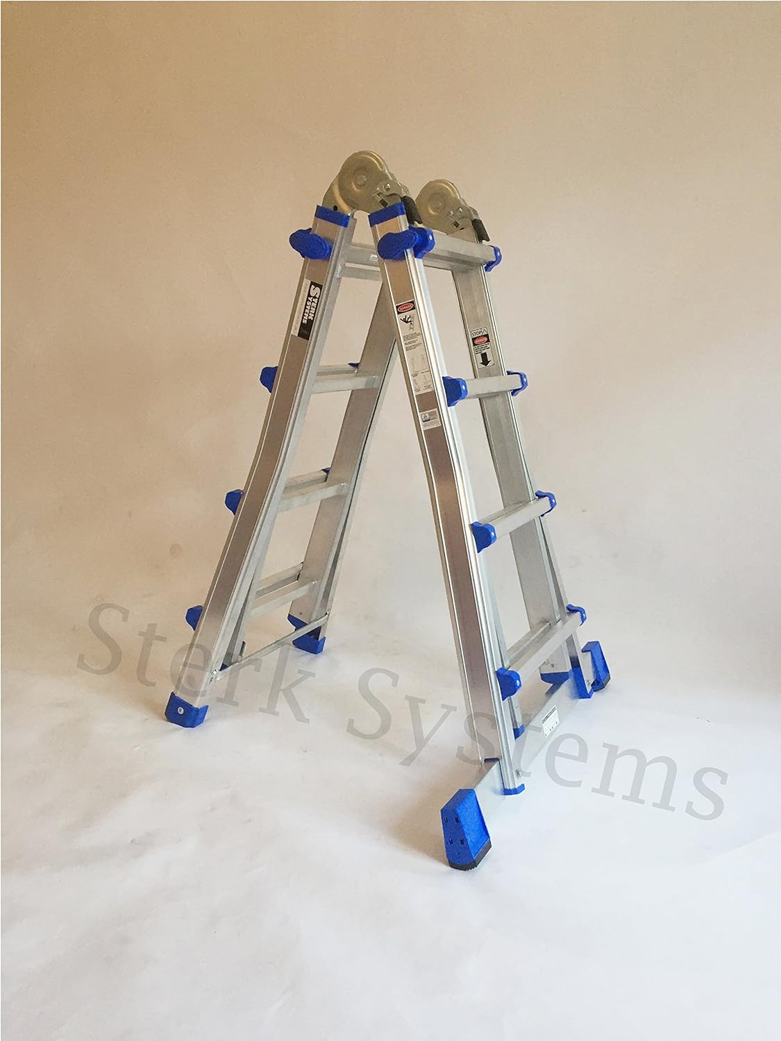 Telescopic Multi Purpose Combination Step Ladder System | 4×4 RUNGS ...