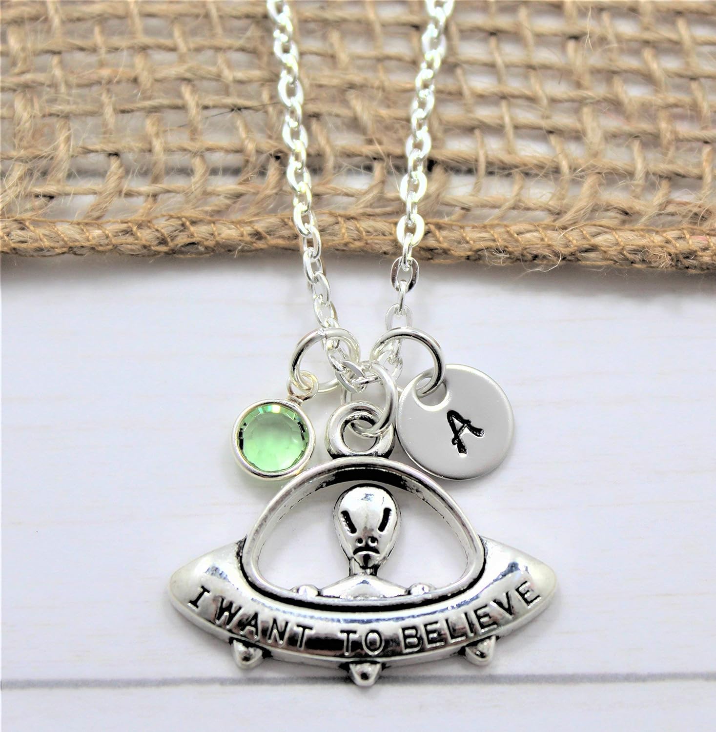 Amazon.com: Alien UFO Necklace for Women - Alien Lover Gifts for Kids ...