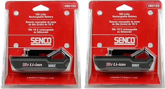 Senco VB0155 18v 1.5Ah Lithium-ion Battery 2PK New for Fusion ...