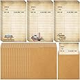 Amazon.com: 120 Set Library Book Pockets and Library Book Checkout ...