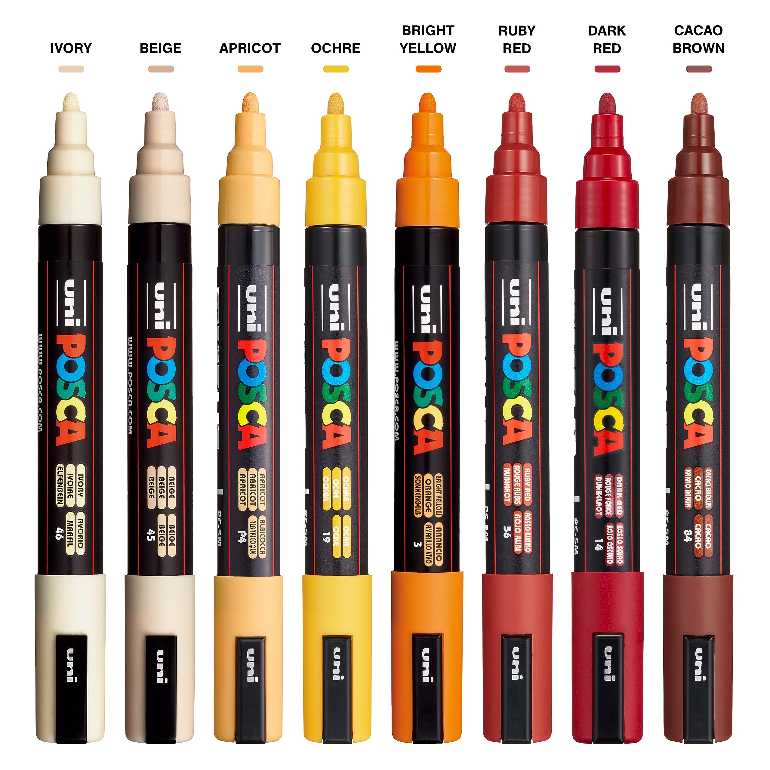 Mua Posca Marker Set with Medium Tips, 8 Warm Tone 5M Paint Markers ...