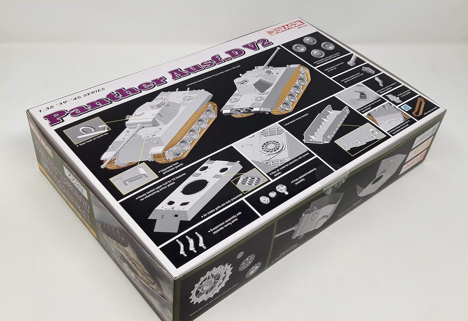 Panther Ausf D V2 Dragon 6822 German Tank Panzer Model Kit 1:35 Scale ...