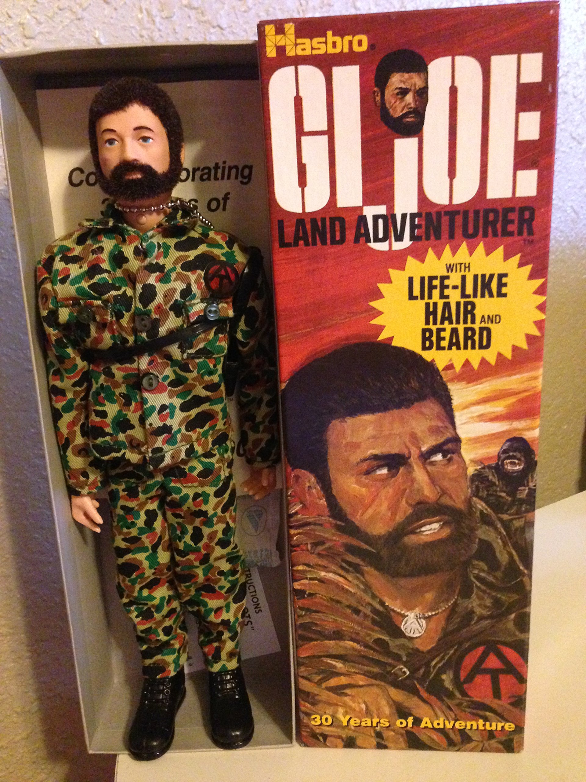 Buy GI Joe Land Adventurer with Life-Like Hair and Beard 30th ...