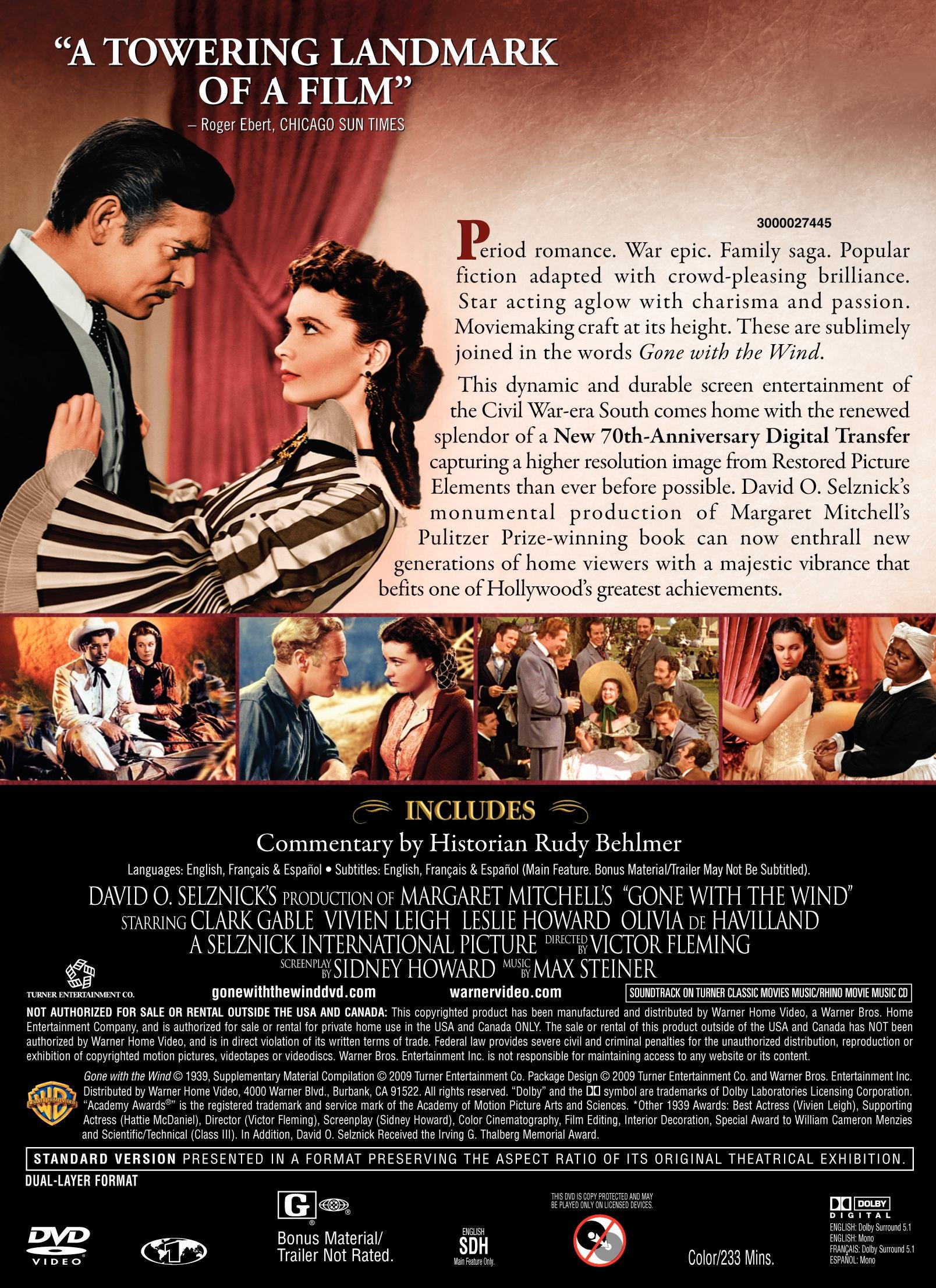 Mua Gone with the Wind (Two Disc 70th Anniversary Edition) [DVD] trên ...