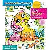 Amazon.com: Zendoodle Coloring: Baby Zoo Animals: Cute, Exotic Friends ...