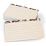 Amazon.com : 321Done Sunflower Index Cards - Made in USA - Small 3x5 ...