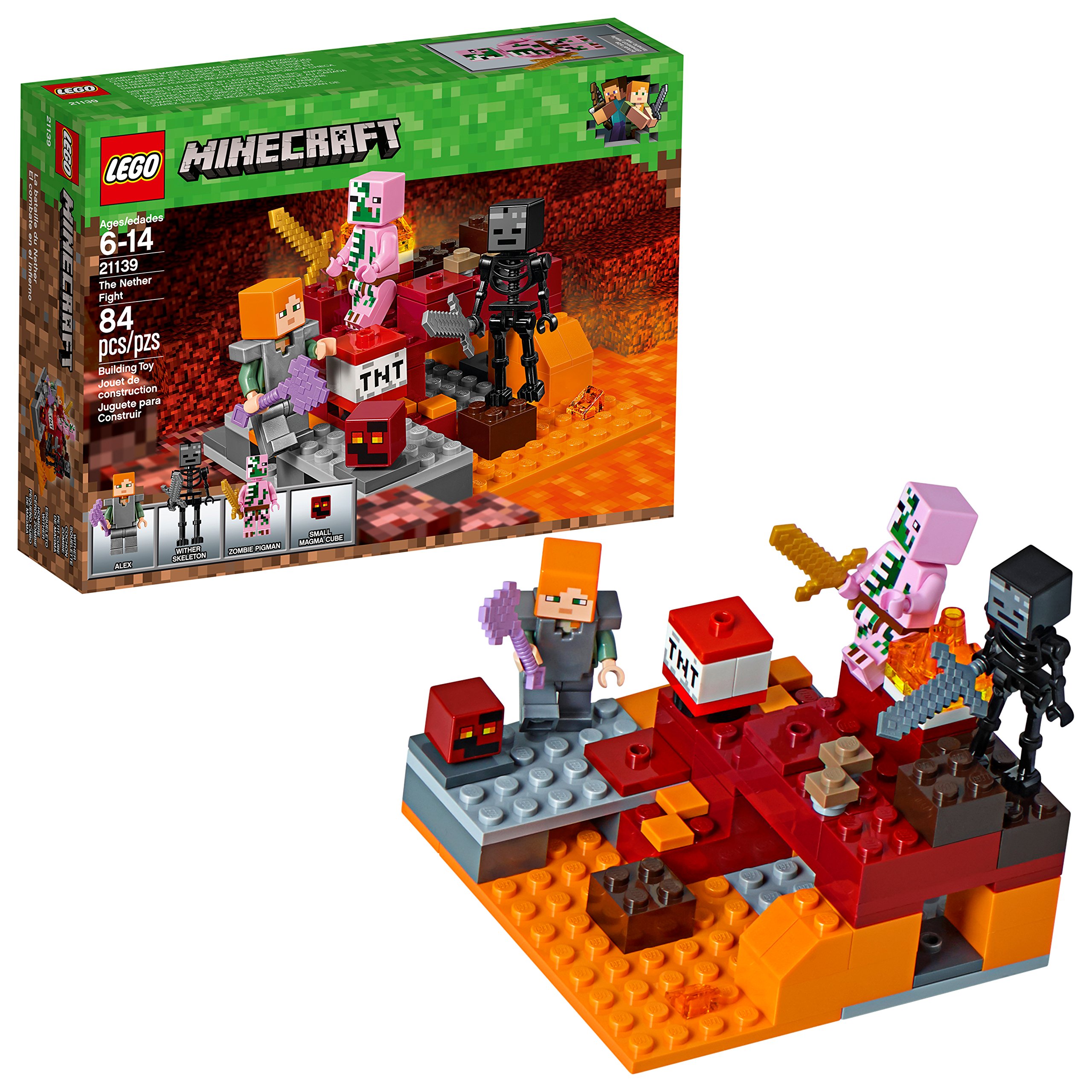 LEGO Minecraft The Nether Fight 21139 - tiendamia.com