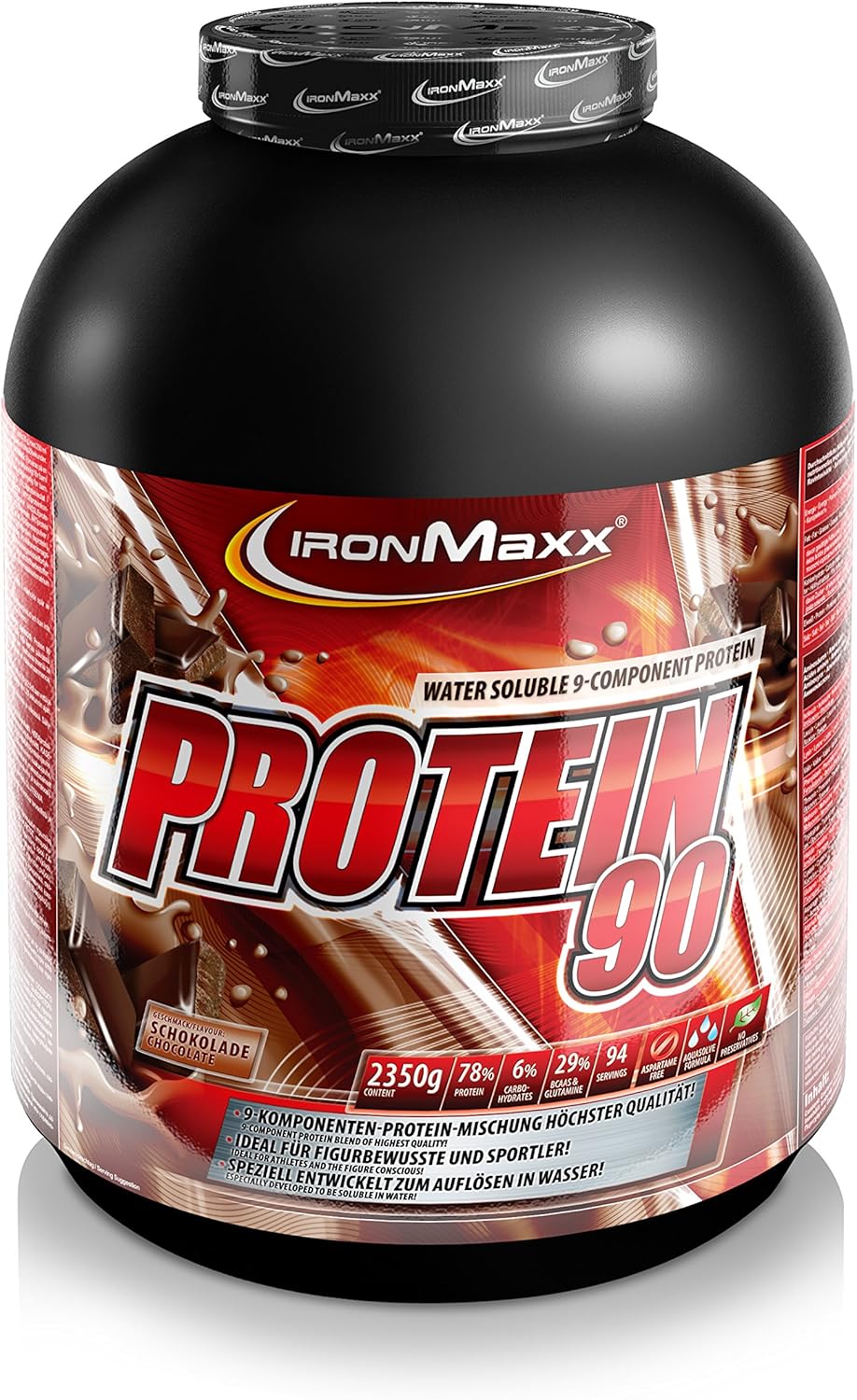 Ironmaxx 2350g Protein 90 Chocolate Powder: Amazon.co.uk: Health ...