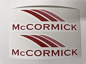 Amazon.com: 2 McCormick Tractor Decals by SBDdecals.com: Automotive