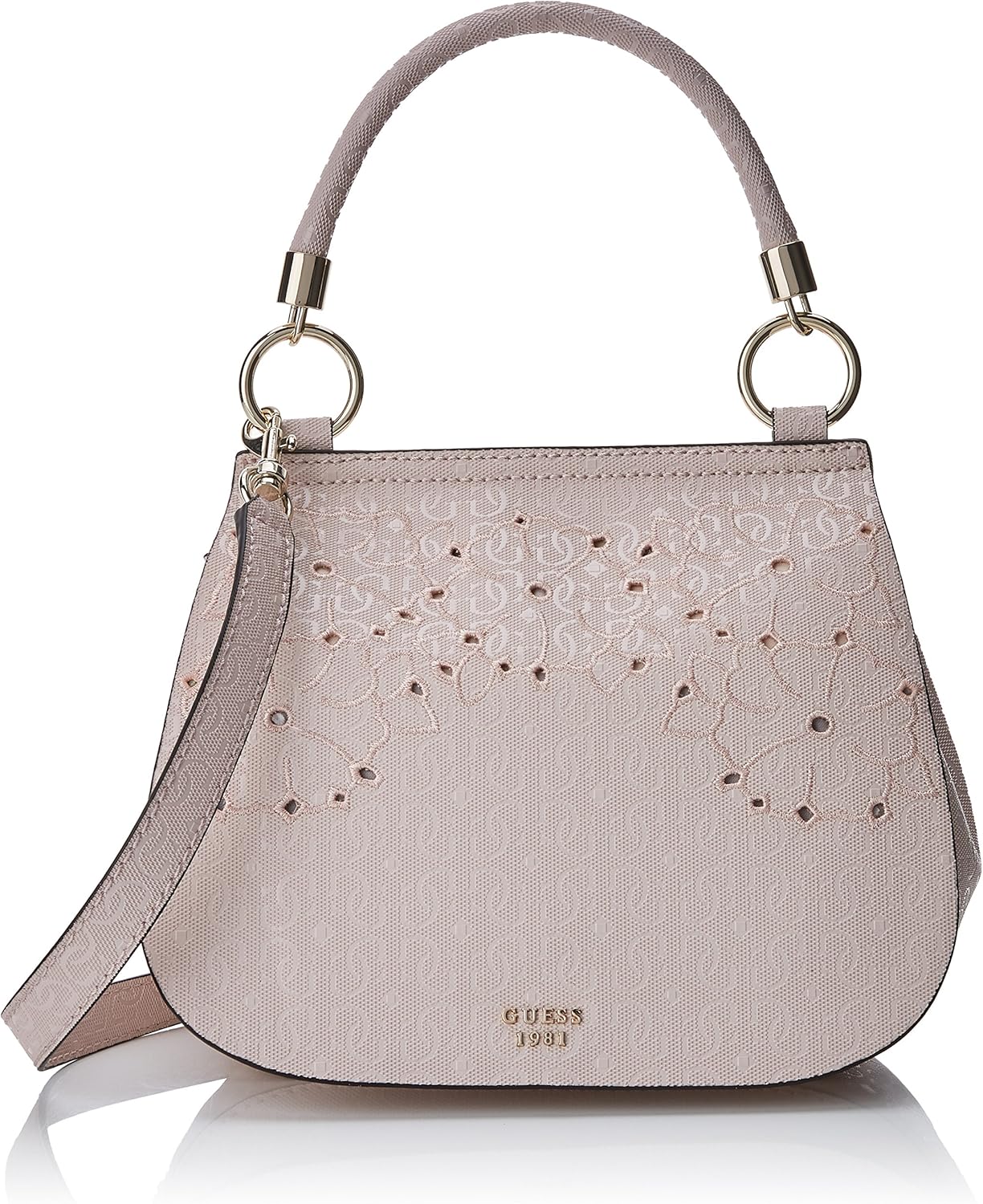 Guess Damen Hwsg6961190 Handtasche mit oberen Griff, Pink (Rosa), 9x19 ...