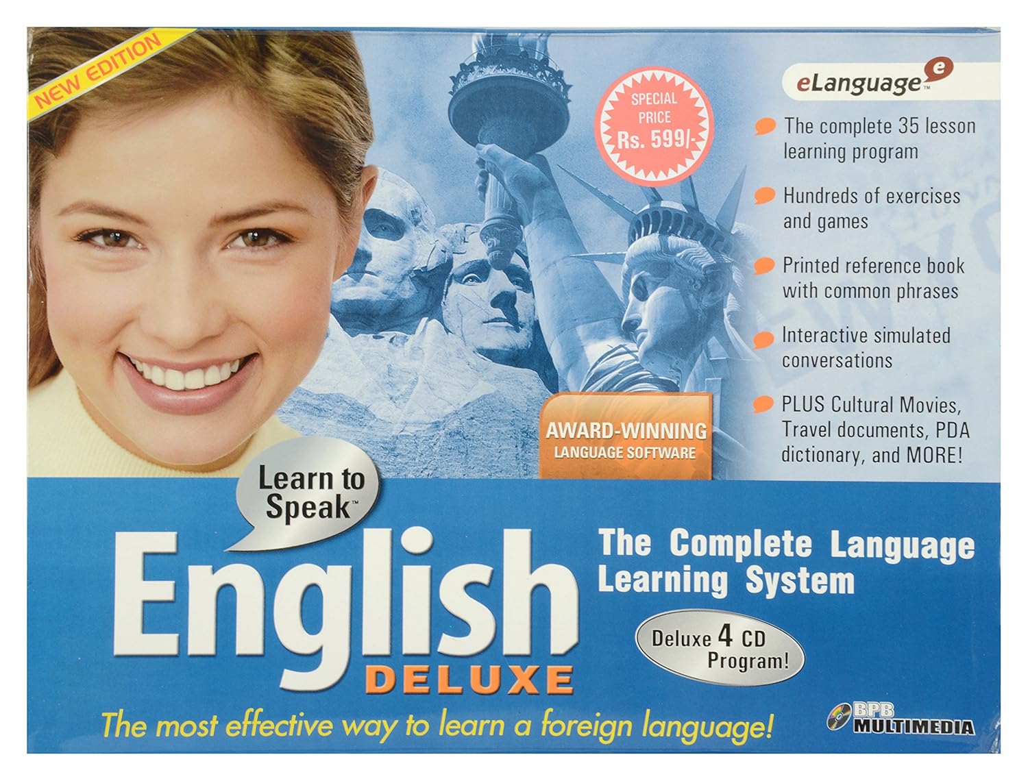 Learn to Speak English Deluxe E-language- CD-ROM: Amazon.in: Software