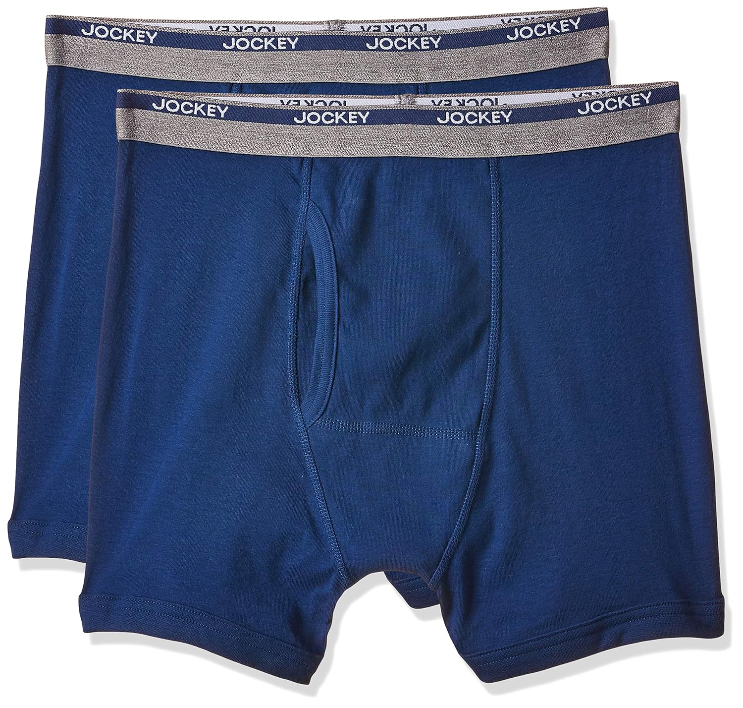 Buy Jockey Men's Cotton Boxer Brief (Pack of 2)(Colors & Print May Vary ...
