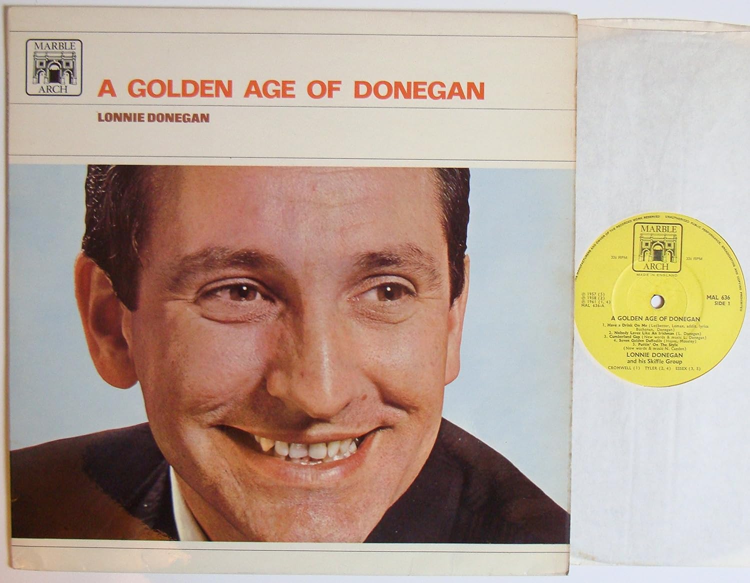 Lonnie Donegan - Lonnie Donegan - A Golden Age Of Donegan - 12" LP 1966 ...