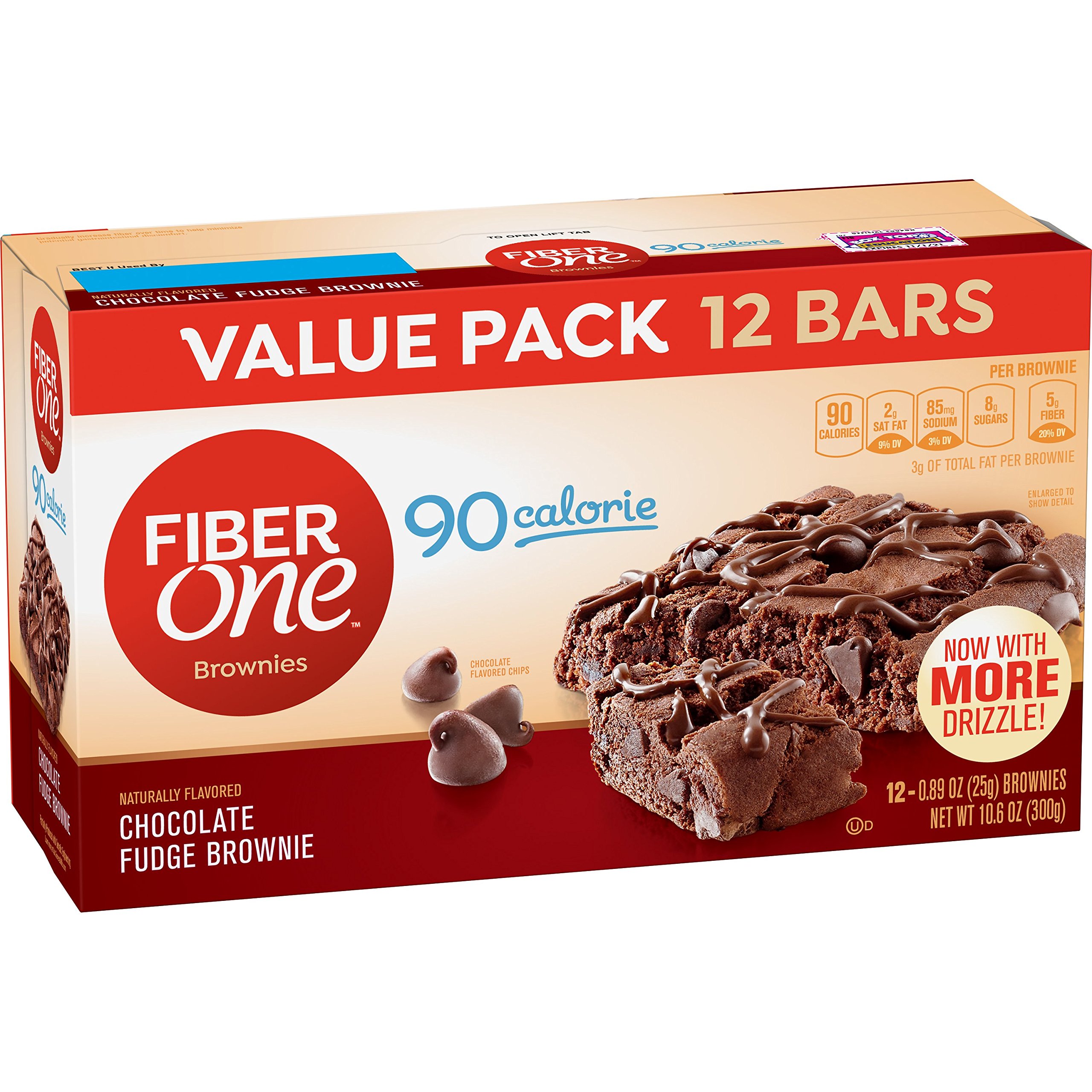 Amazon.com : Fiber One Chewy Bar, 90 Calorie, Chocolate Peanut Butter ...