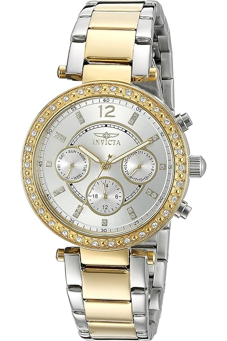 Invicta Herren Armbanduhr Reserve Venom Goldfarben Blende Mop Dial ...