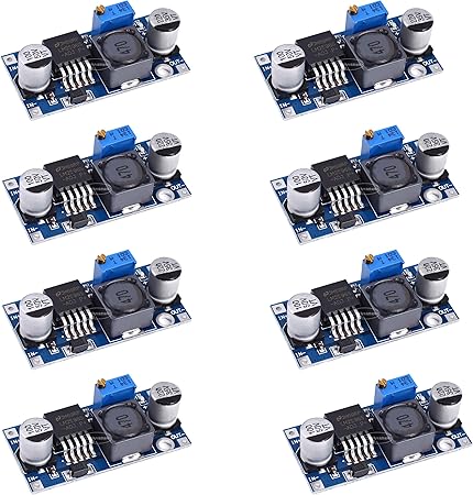 Amazon.com: [8-Pack] LM2596 DC-DC Adjustable Buck Converter 3-40 V to 1.5-35v Step Down Power ...