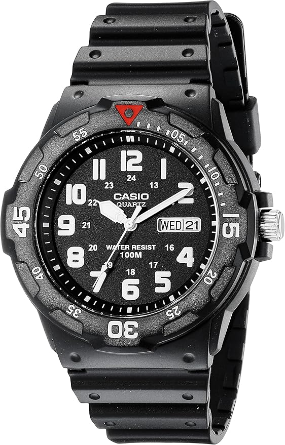 Casio Men s MRW200H 1BV Sport Analog Dive Watch Black One Size