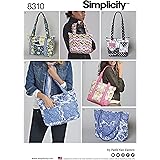 Amazon.com: Simplicity Pattern 2396 Tote Bags 4 Styles Designed by ...