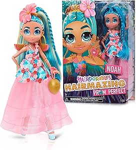 Amazon.com: Just Play Hairdorables Fashion Dolls-Noah (Prom Perfect ...
