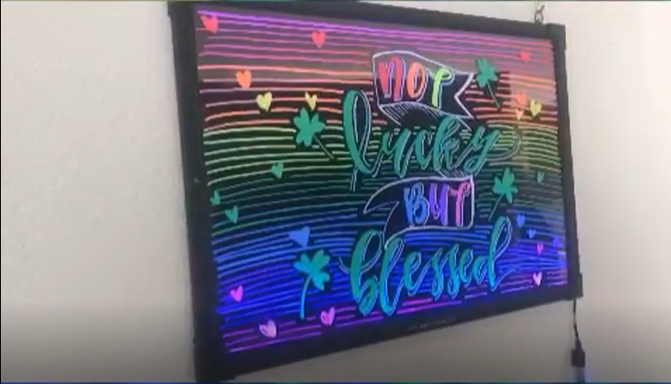 Watch Woodsam LED Message Writing Board - 32"x24" Flashing Illuminated ...