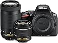 Amazon.com : Nikon D5500 DX-format Digital SLR Dual Lens Kit w/ - Nikon ...
