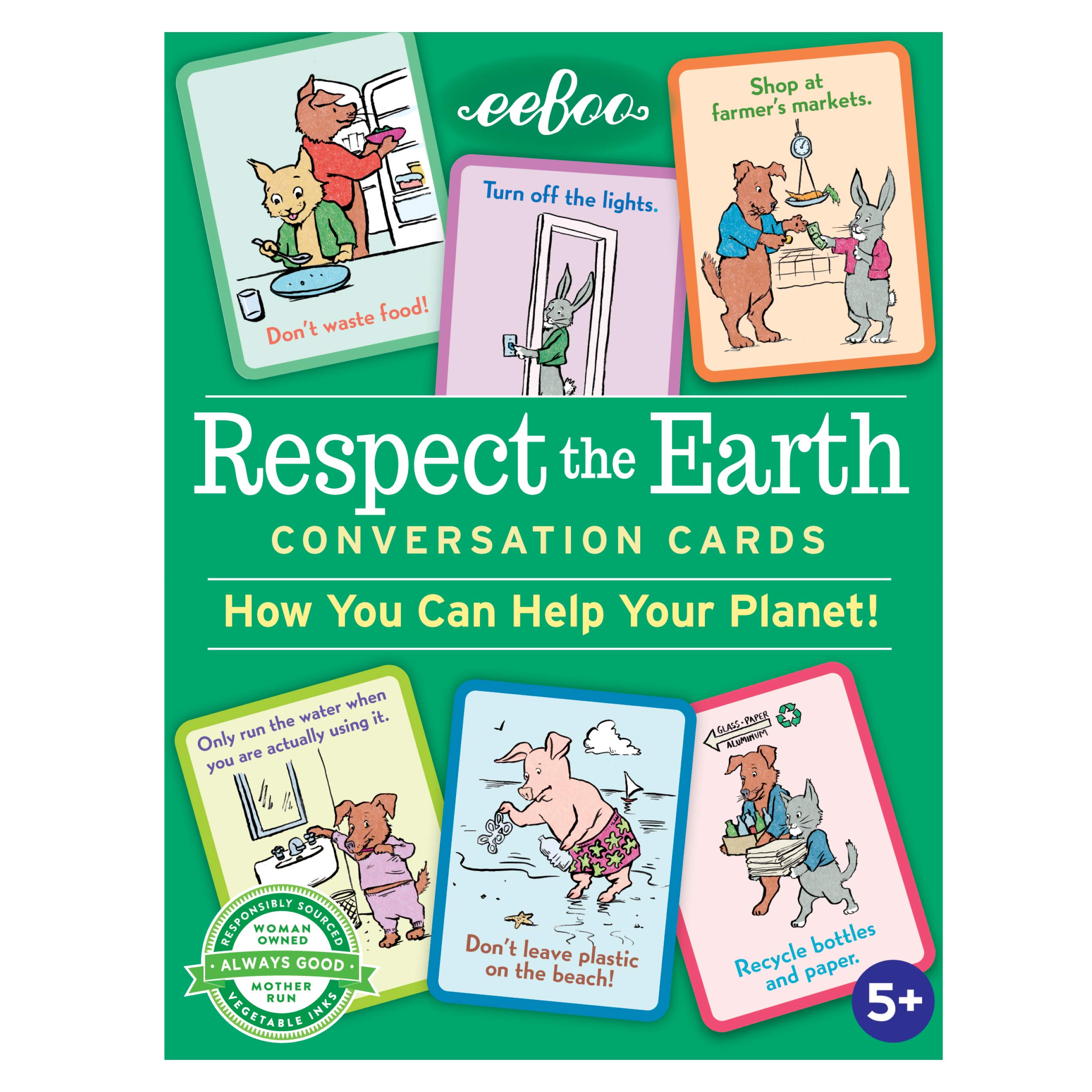 Mua eeBoo: Respect The Earth Conversation and Educational Flash Cards ...