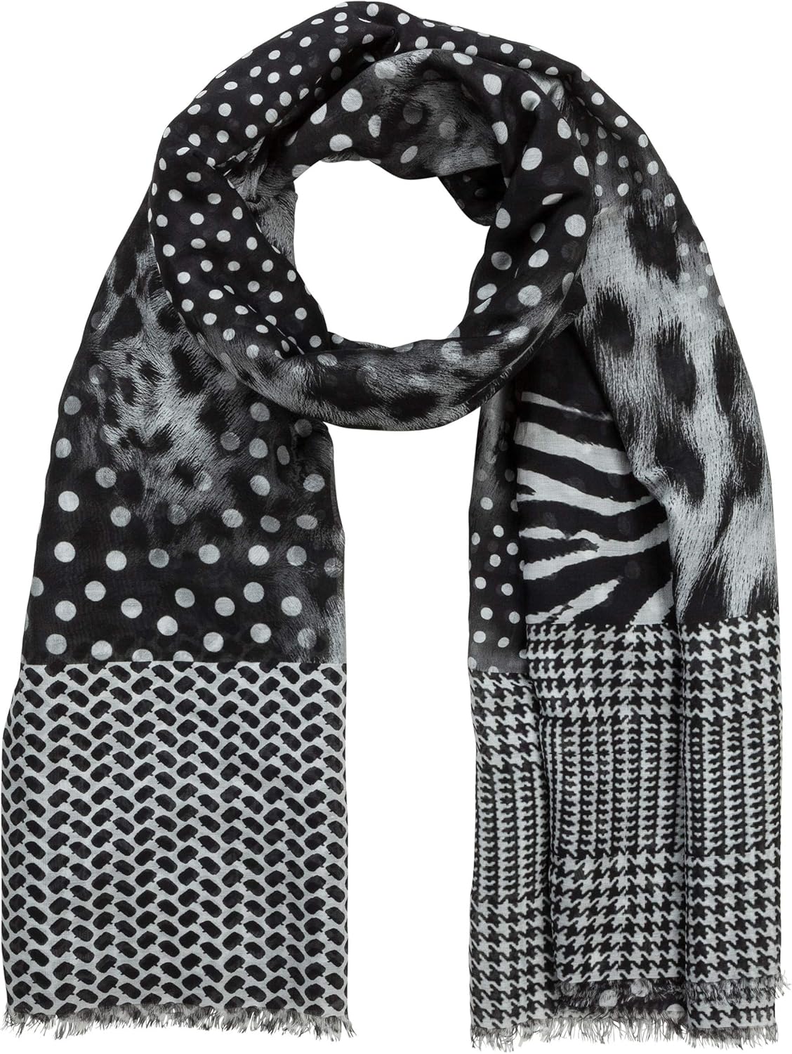 CODELLO Women's Scarf Black Black - Black - -: Amazon.co.uk: Clothing