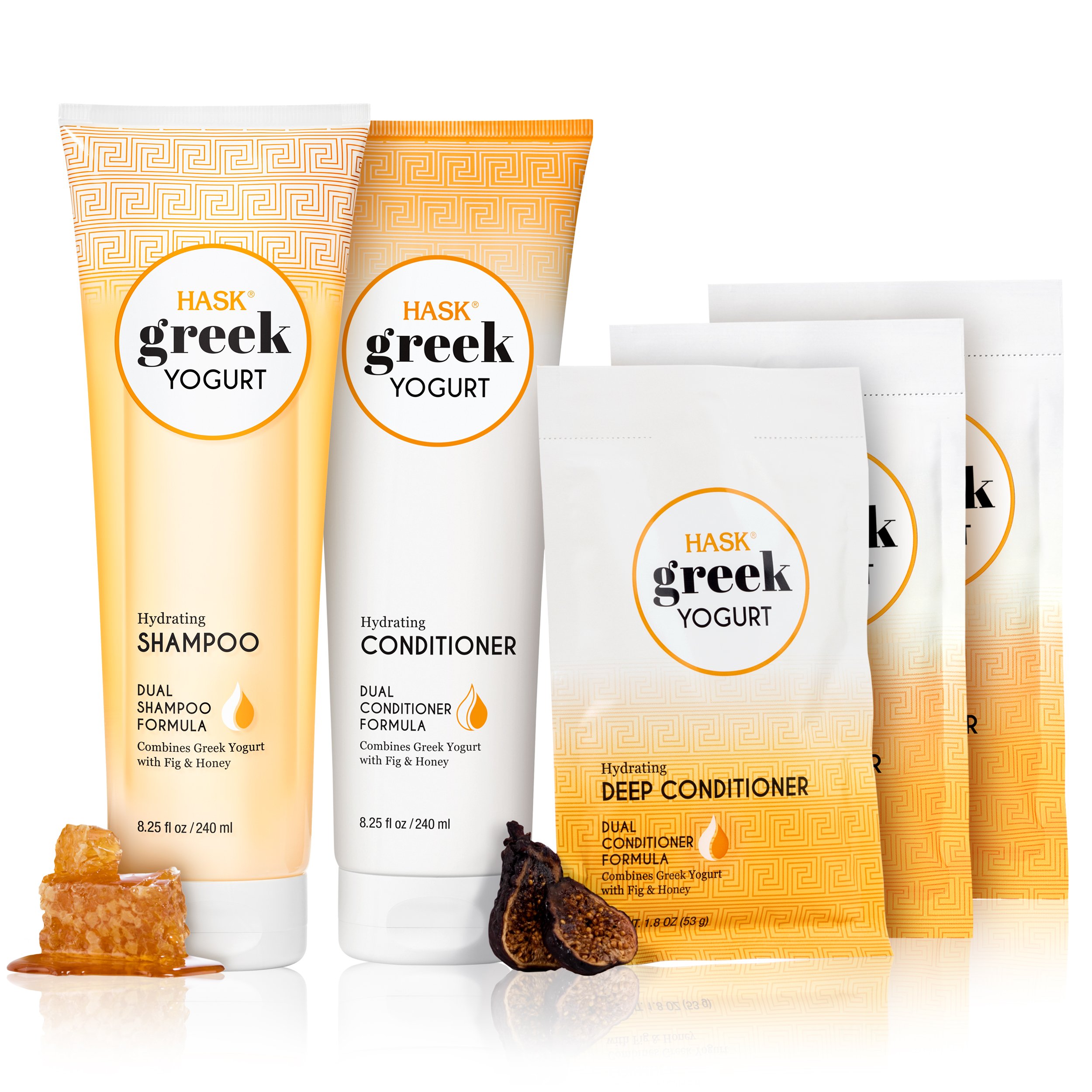 Amazon.com : HASK Shampoo and Conditioner Greek Yogurt Color Protection ...