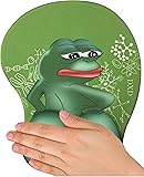 3D Pepe Sad Frog Mouse Pad Non Slip Silicone Mouse Mat Wrist Rest Pad ...