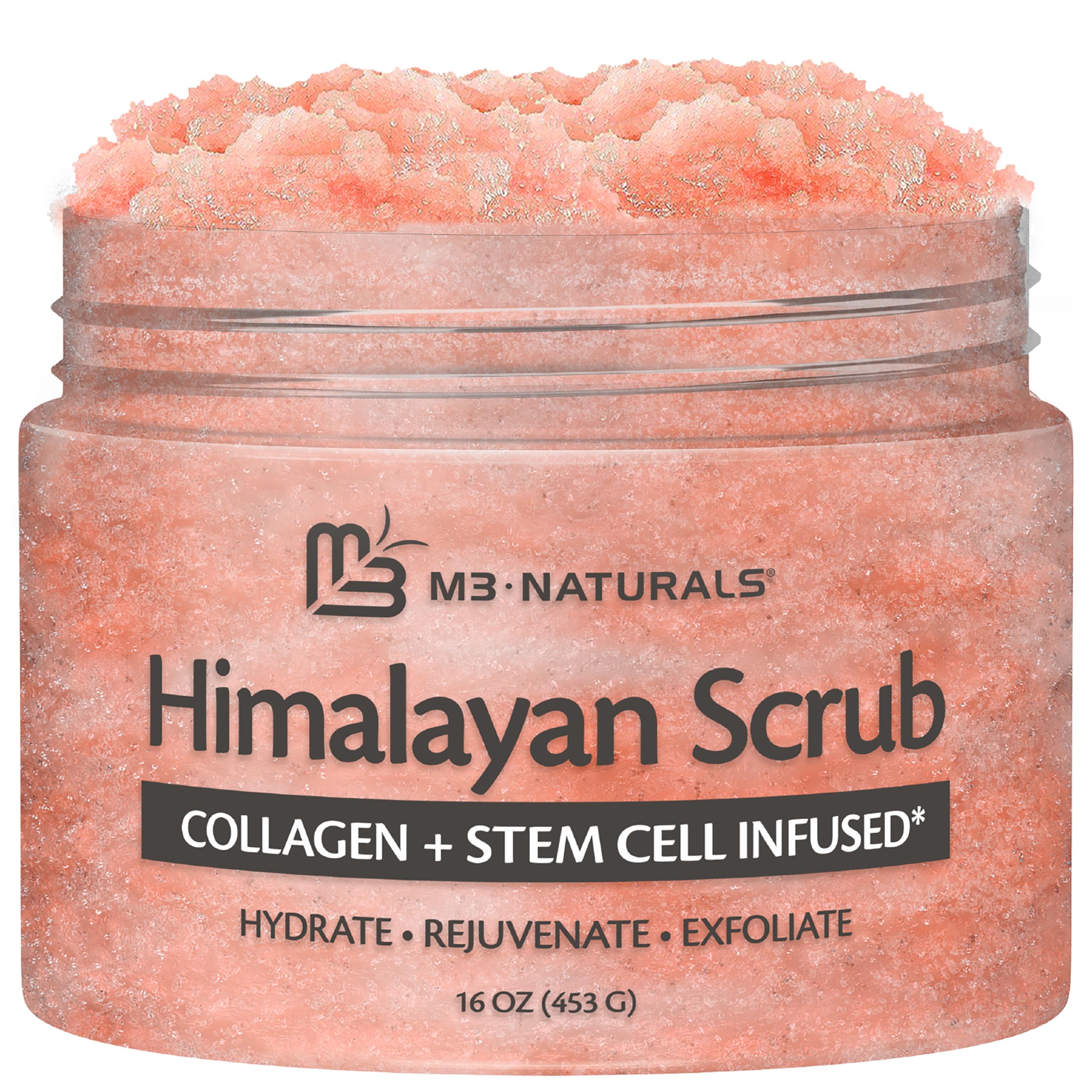Mua Himalayan Salt Scrub, Face, Foot, and Body Exfoliator with Collagen ...
