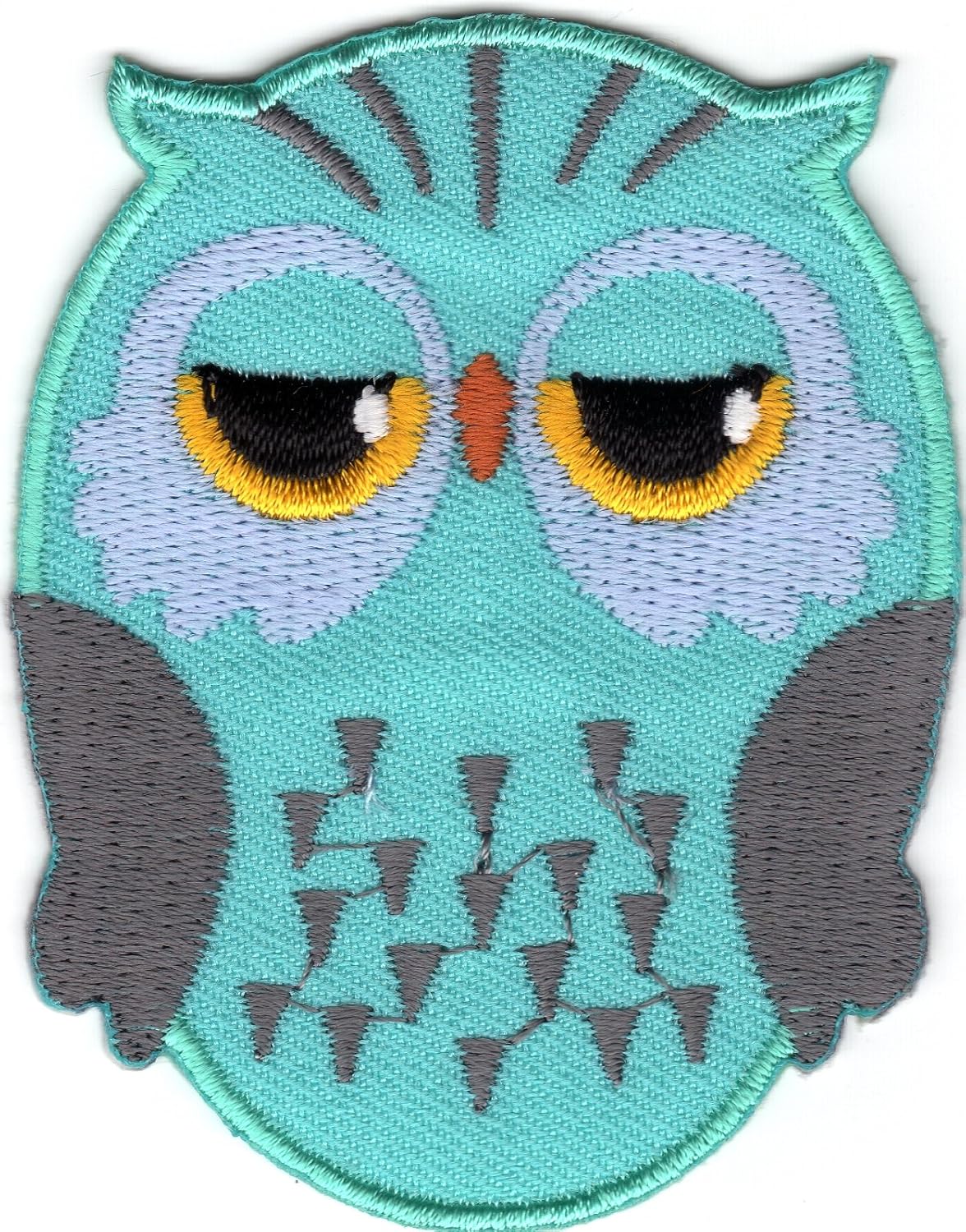 Aufnäher Bügelbild Aufbügler Iron on Patches Applikation Eule Nachteule Vogel: Amazon.de: Auto