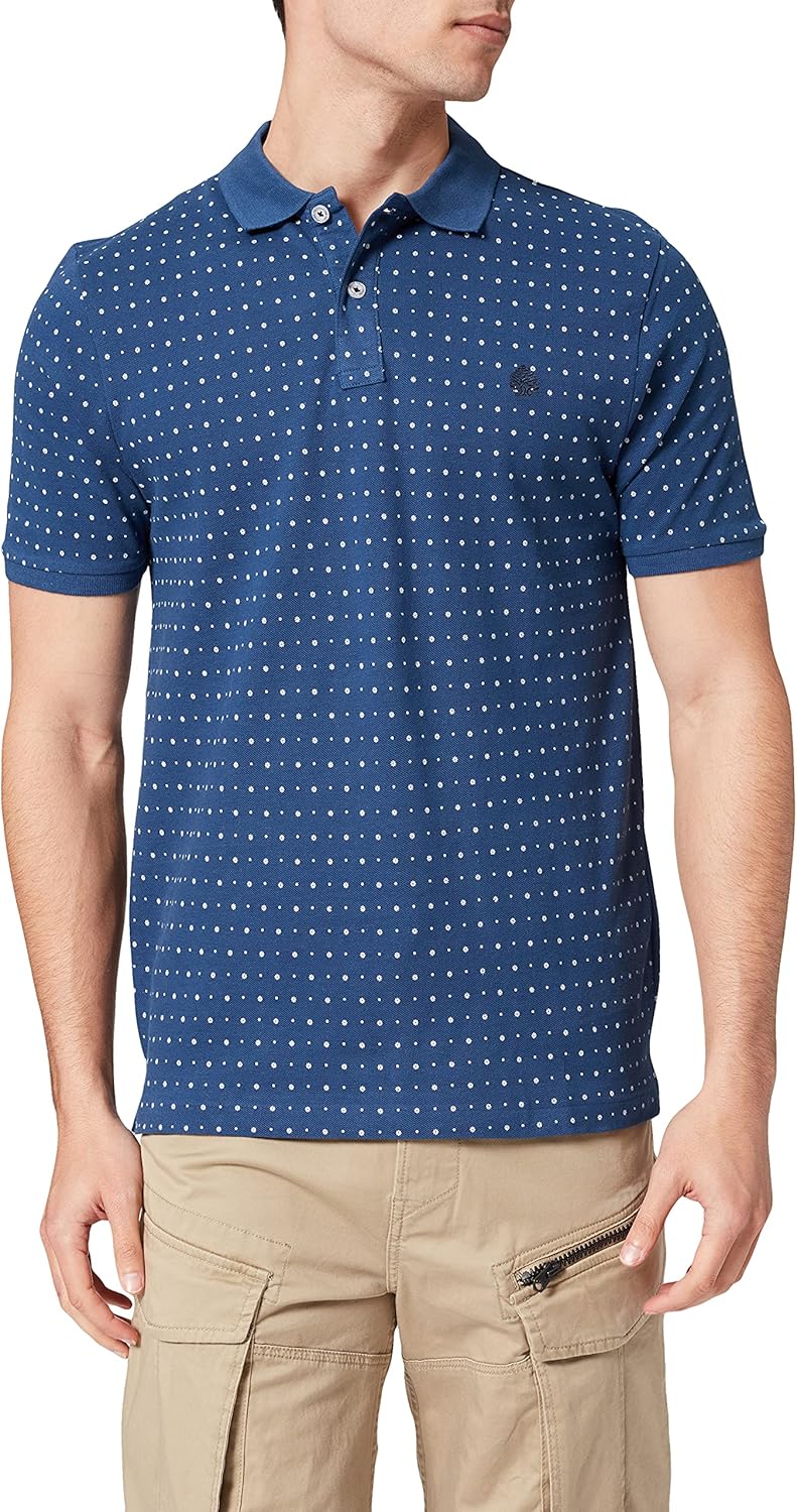 Springfield Polo Slim Estampado All Over Tricot Homme: Amazon.fr ...