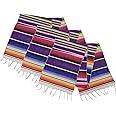 Amazon.com: Neasyth Zarape Table Runner Mexican Serape Runners Chakra ...