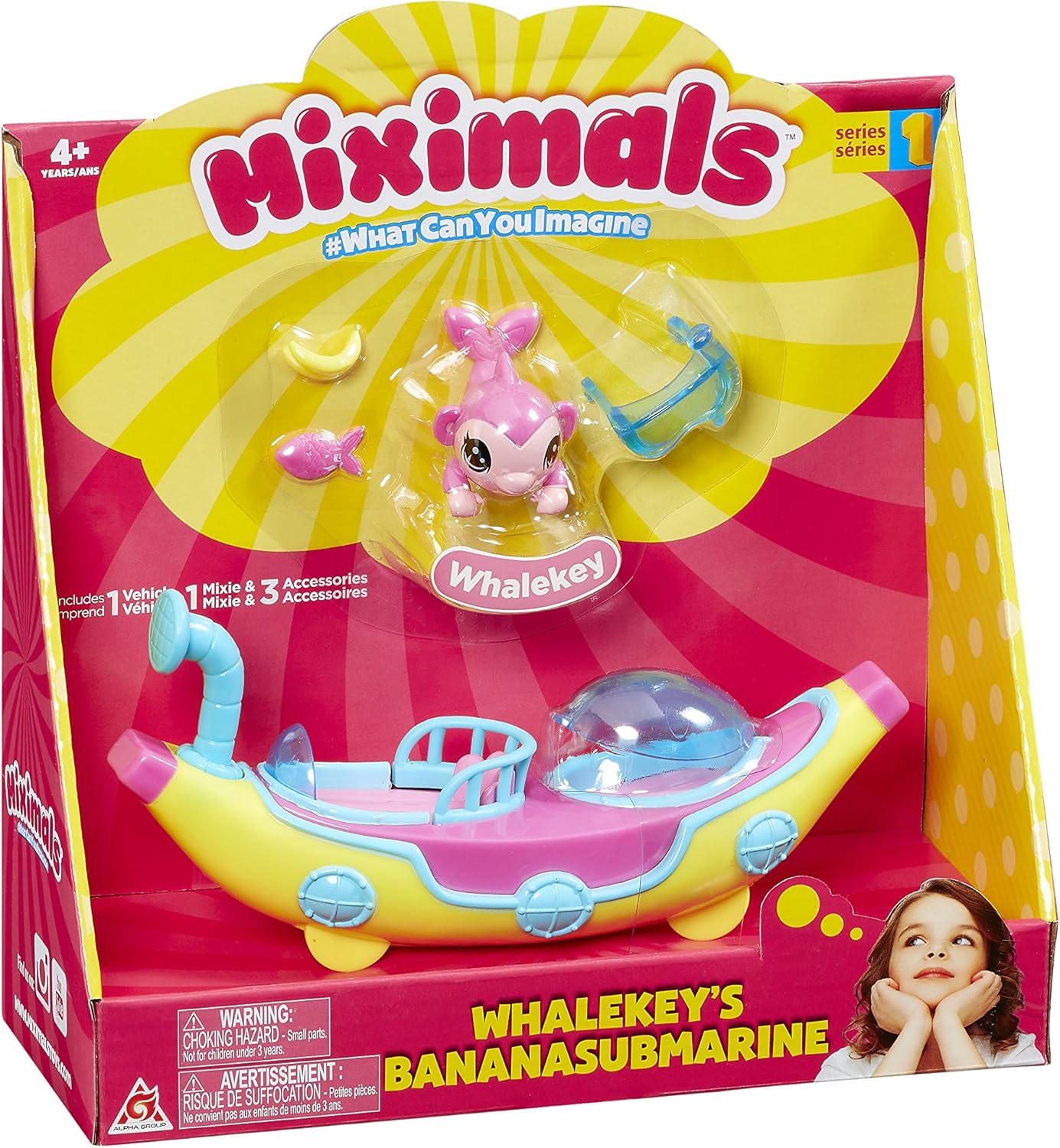Miximals Series 1 – Mobile Mix up Whale Key’s Banana Submarine – BigaMart