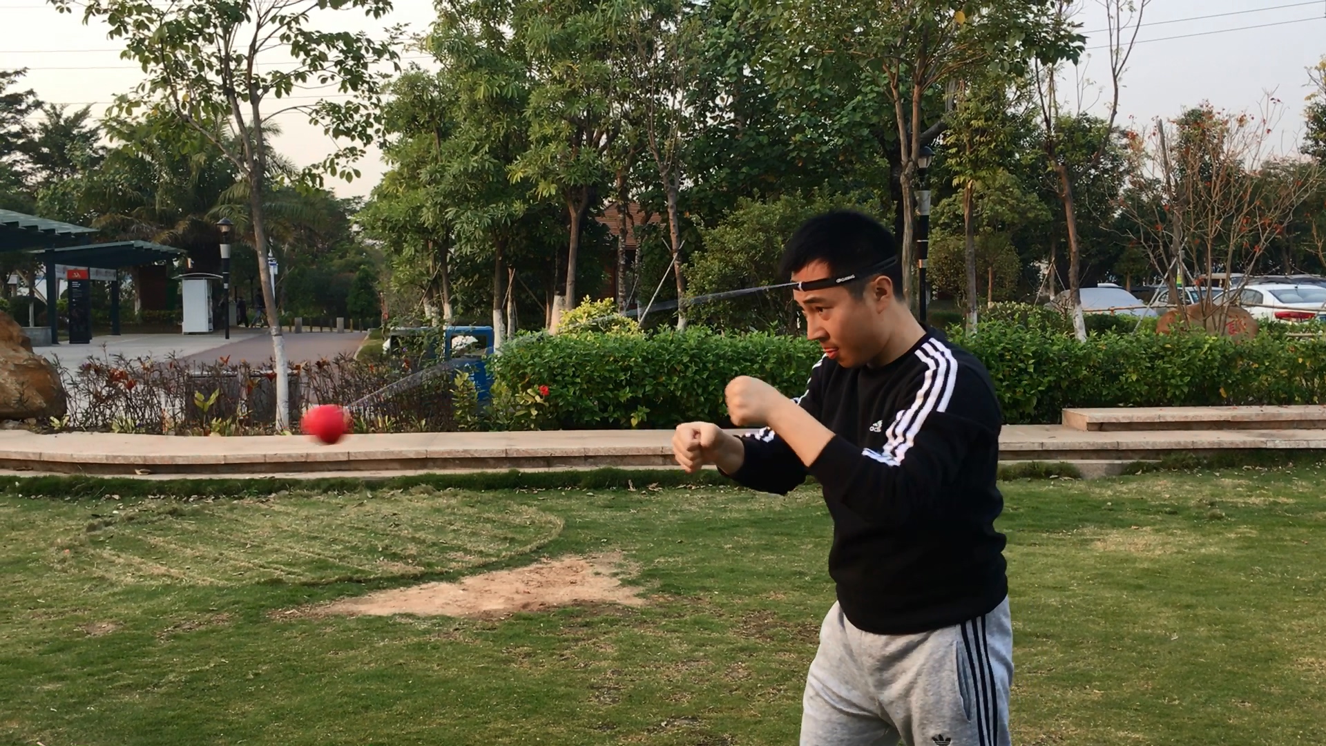 TEKXYZ Boxing Reflex Ball, 2 Difficulty Levels Boxing Ball with ...