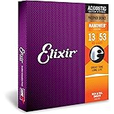 Amazon.com: Elixir Strings, Acoustic Guitar Strings, Phosphor Bronze with NANOWEB Coating ...