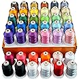 Amazon.com: New brothread 42 Spools 1000M (1100Y) Polyester Embroidery ...