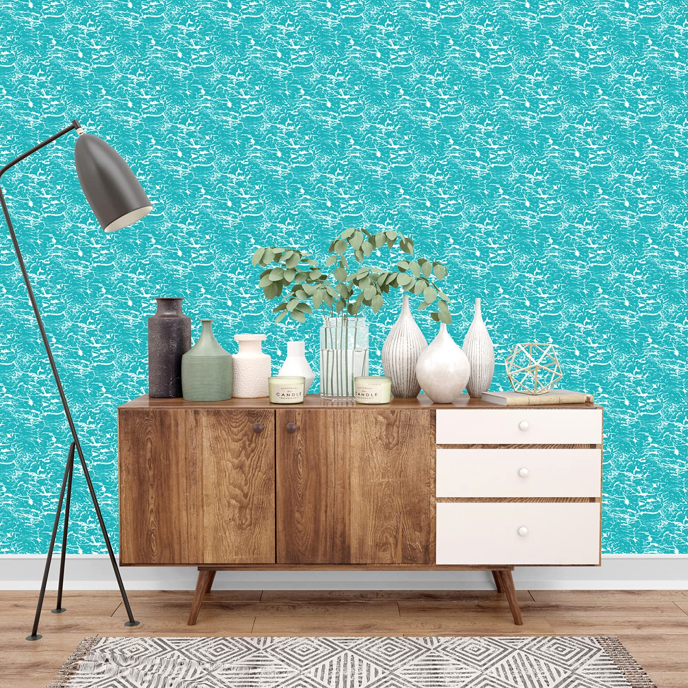 DWELLSINDIA Decorative Self Adhesive Wallpaper Waterproof, Laminated ...