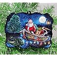 Amazon.com: Bayou Santa Claus Ornament with Swamp Alligator Reindeer ...