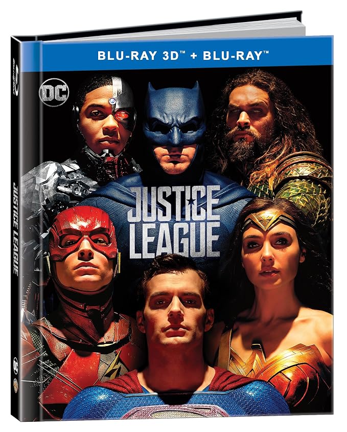 Justice League Blu-ray 3D & Blu-ray - 64 Pages Digibook with Lenticular ...