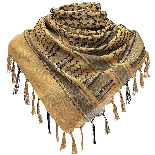 WIDEWAY Military Shemagh Tactical Scarf Cotton Keffiyeh Desert Head ...