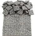 Amazon.com: Dollhouse Flooring, Miniature Pavement Bricks, 1/12 Scale ...