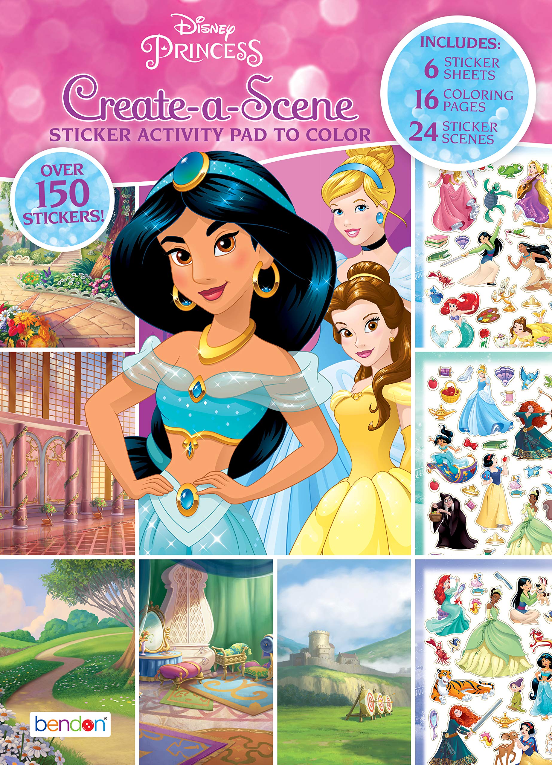 Mua Disney Princess Create-A-Scene Sticker Activity Pad and Sticker ...