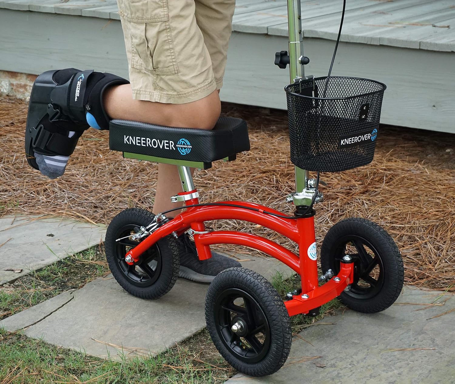 Small Petite Adult All Terrain KneeRover Jnr Steerable Knee Walker ...