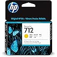 HP 712 Yellow 29-ml Genuine Ink Cartridge (3ED69A) for DesignJet T650 ...